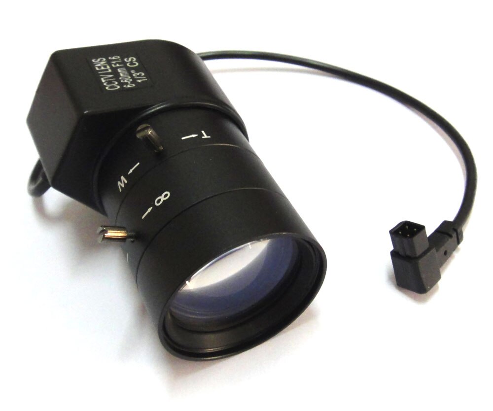 1/3" CS IR 6-60mm CCTV Lens Aperture Vari-Foc... – Grandado