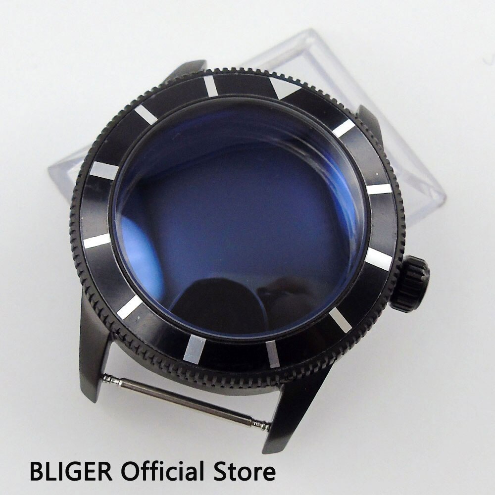 Stainless Steel 46MM BLIGER Watch Case Aluminum al... – Grandado