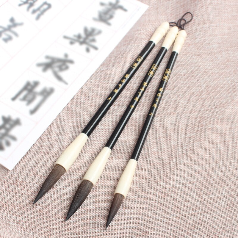 Mouse Whisker Hair Chinese Calligraphy Brush Pen S... – Grandado