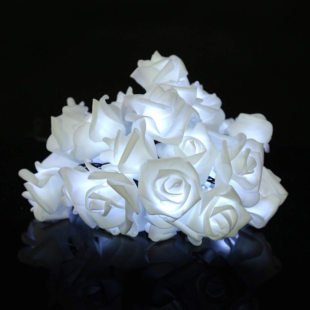Rose Flower String Light 6M 40LED 220V plug Romant... – Grandado
