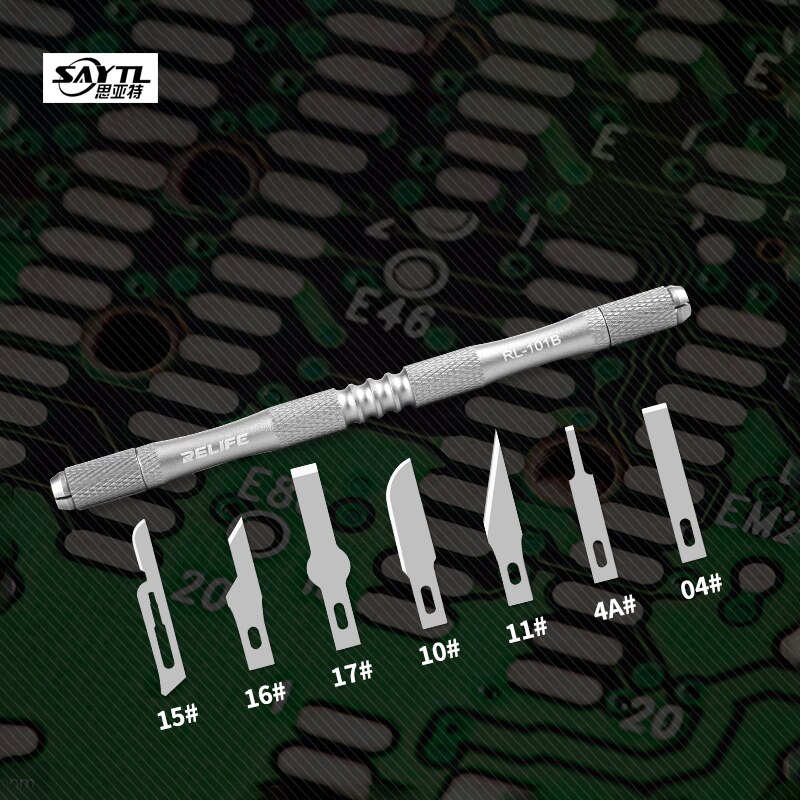 Precision Metal Handle Scalpel 7 Blades Knife Engr... – Grandado