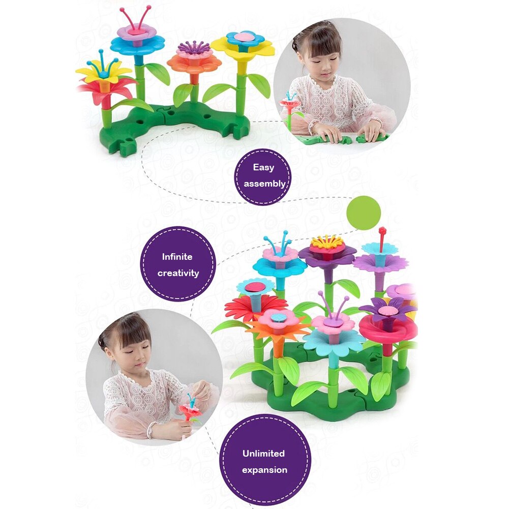 Kid DIY Handicraft Spell Inserted Flower Arrangeme... – Grandado
