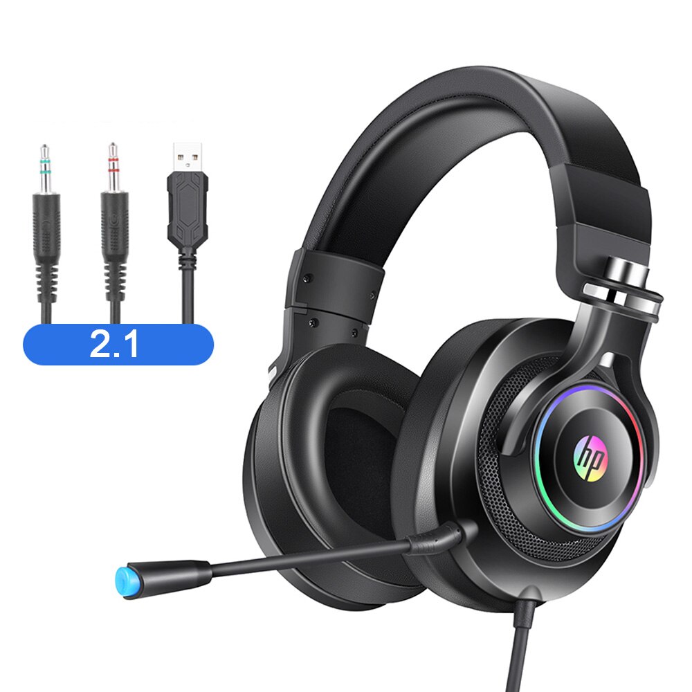 HP Gaming 7.1 Headset with Mic Microphone RGB Ligh... – Grandado