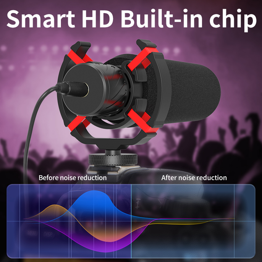 MAMEN Aluminum Alloy Shockproof Recording Micropho... – Grandado