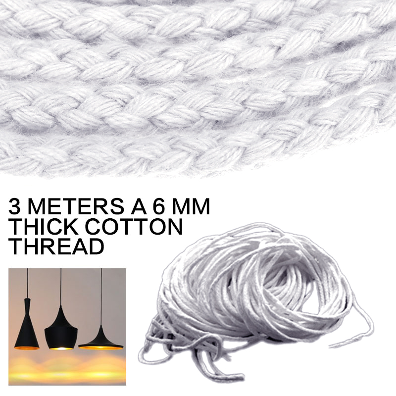 3M Long 6MM Thick Alcohol Wick Rope Burner Cotton ... – Grandado