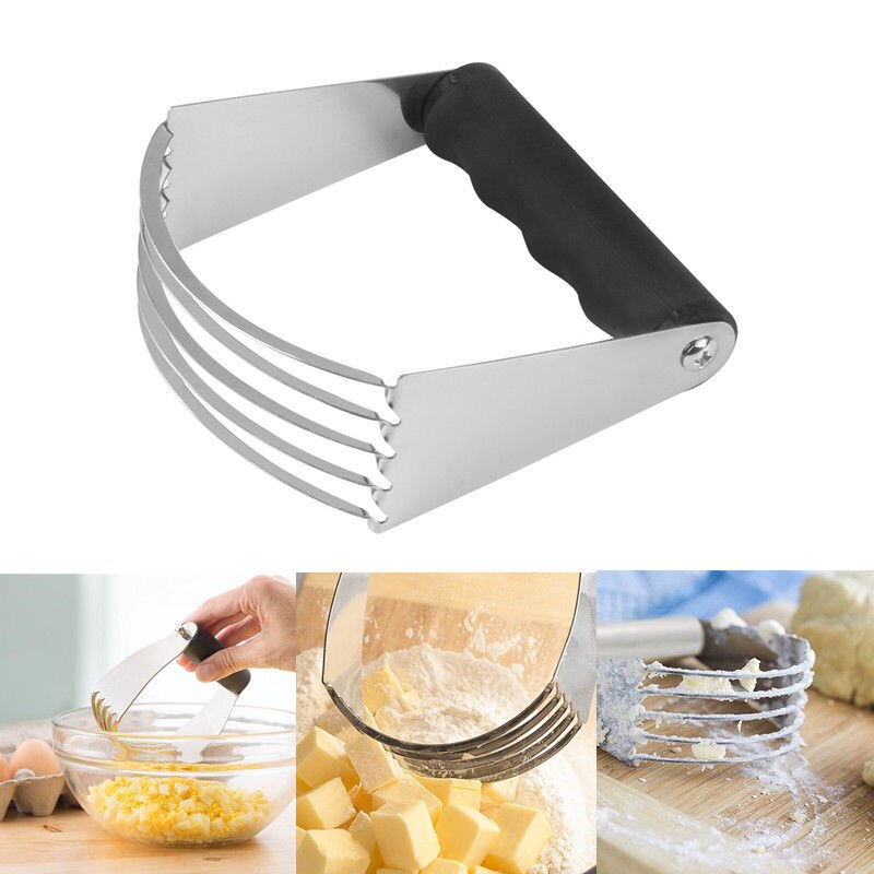 Stainless Steel Dough Blender Soft Grip Pastry Cut... – Grandado