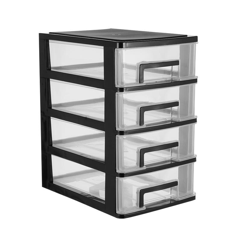 1PC Four-layer Storage Cabinet Plastic Drawer Type... – Grandado