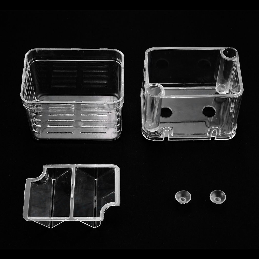 Double-Deck Clear Fish Breeding Isolation Box Aqua... – Vicedeal