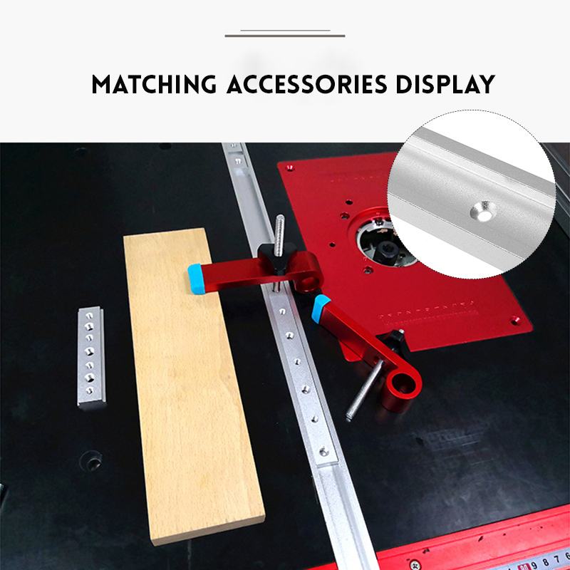 400mm-1000mm Woodworking Rail T-track T-slot Miter... – Grandado