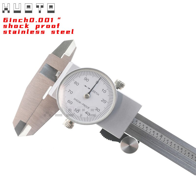 Shock-proof Stainless Stee Dial Caliper 6inch 0-15... – Grandado