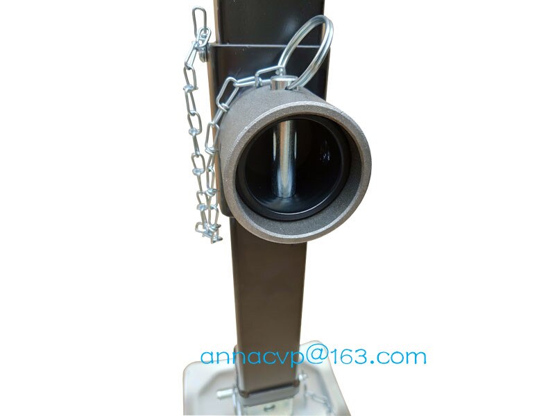SQUARE PIPE MOUNT JACK WITH FOOTPLATE HEAVY DUTY U... – Vicedeal
