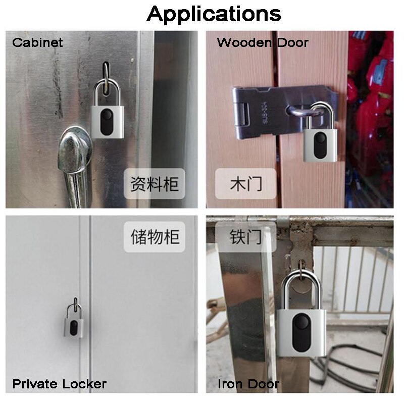 Waterproof Gate Lock Garage Warehouse Door Padlock... – Grandado