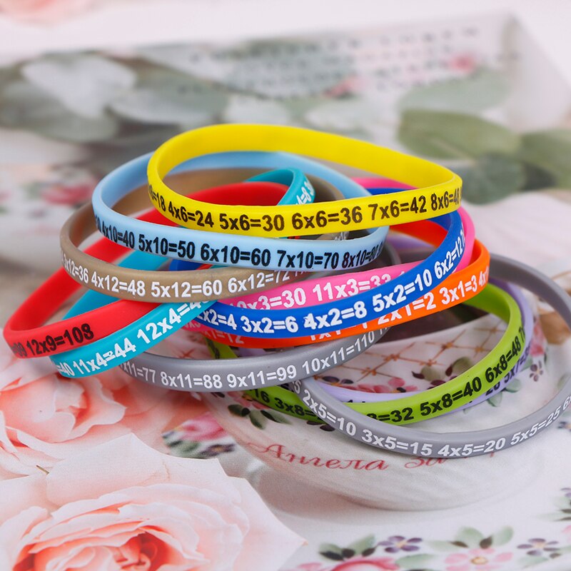 12Pcs/Set Bracelet Learn Math Education Wristband ... – Vicedeal