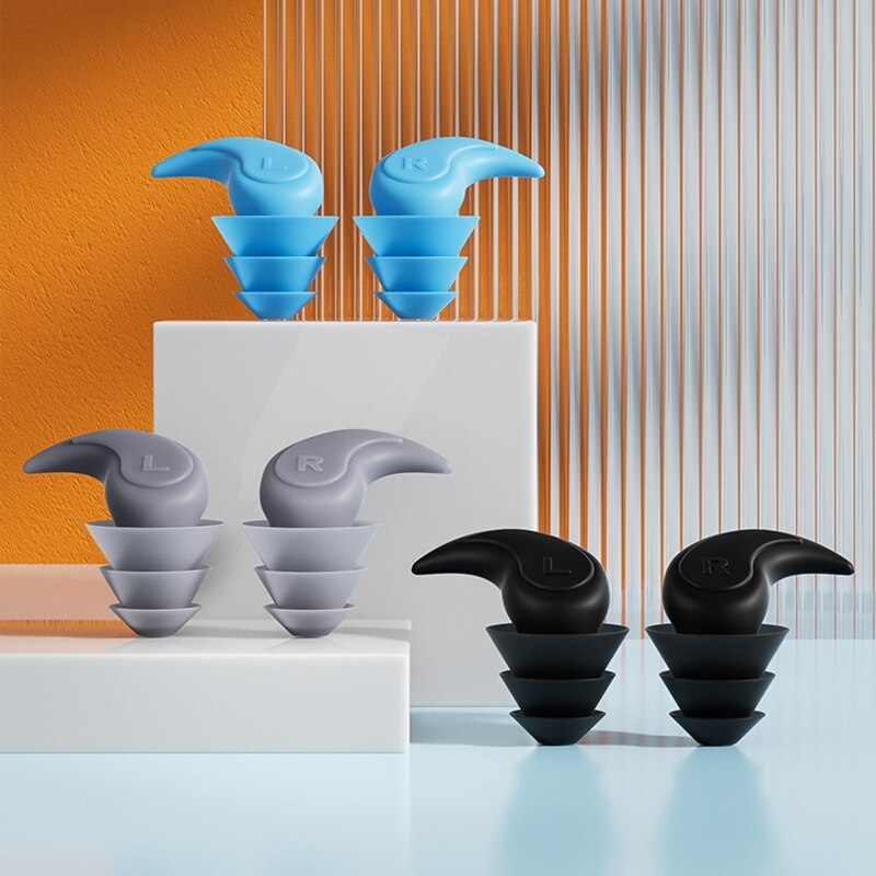 Waterproof Ear Plugs for Sleep Silicone Soundproof... – Vicedeal