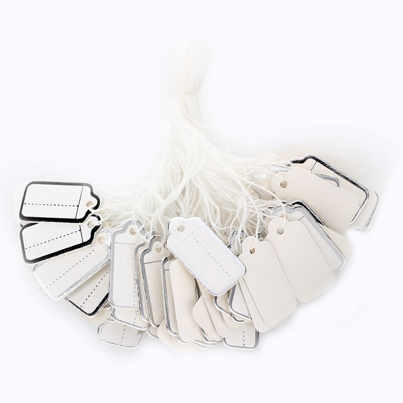 -200 Label Tie String Price Tag Tags Display 1.02x... – Vicedeal