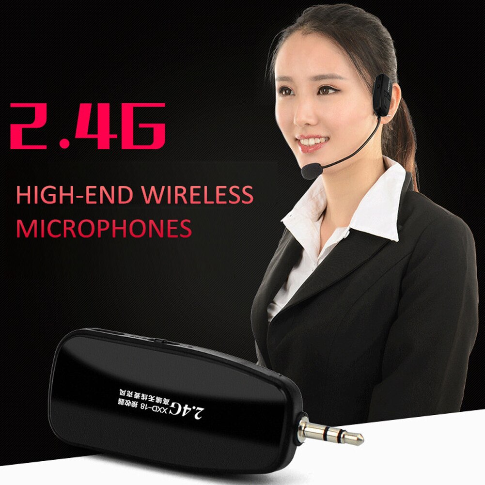 2.4G Wireless Microphone Speech Headset Megaphone ... – Grandado