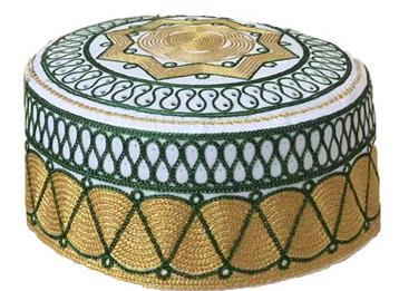Muslim Hat Prayer Cap Egyptian Kufi Topi Embroider... – Grandado