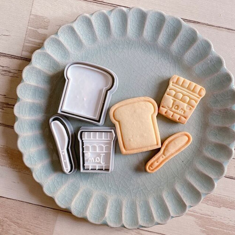 Cartoon Koffie Thema Biscuit Mold 3D Hand Drukken ... – Vicedeal