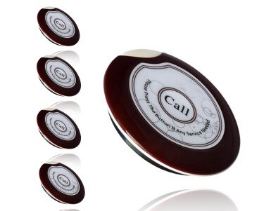 Trådlös tjänst ringknapp 5 st ultratunna enkel kna... – Grandado