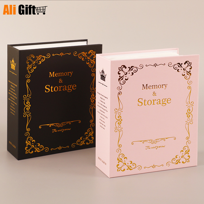 100 Pockets 6 inch Photo Album Picture Storage Scr... – Grandado