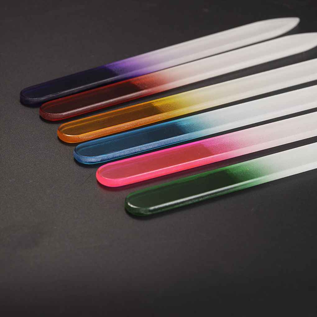 6pcs/set Nail File Crystal Polishing File Glass Na... – Grandado