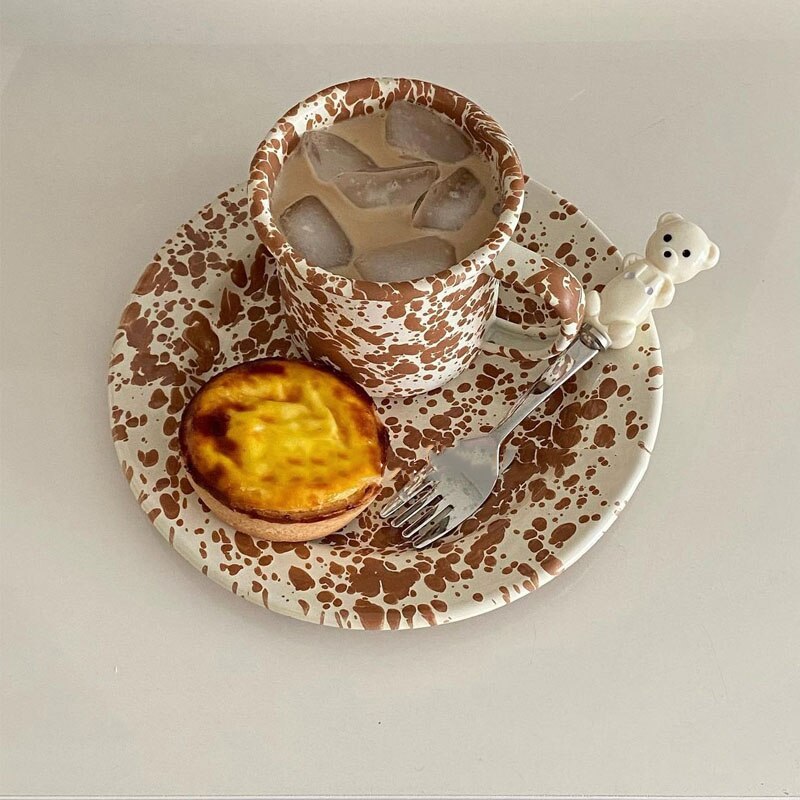 Dot Tablware Plate 디저트접시 8inch Dessert Cake Tablew... – Grandado