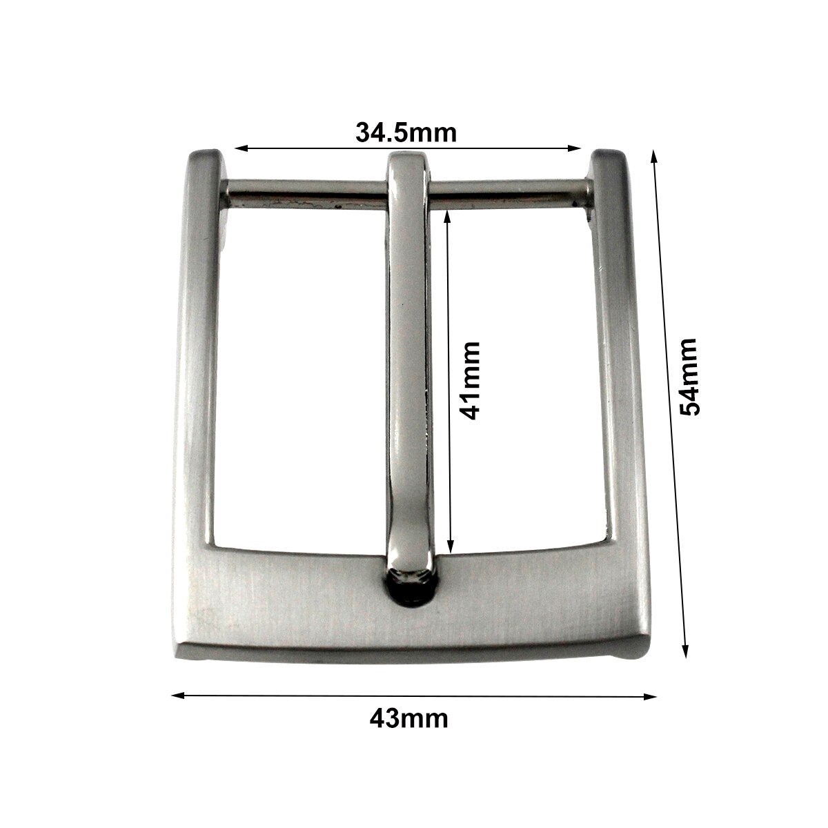 1Pcs Mannen Gesp 35Mm Geborsteld Metalen Pin Gesp ... – Vicedeal
