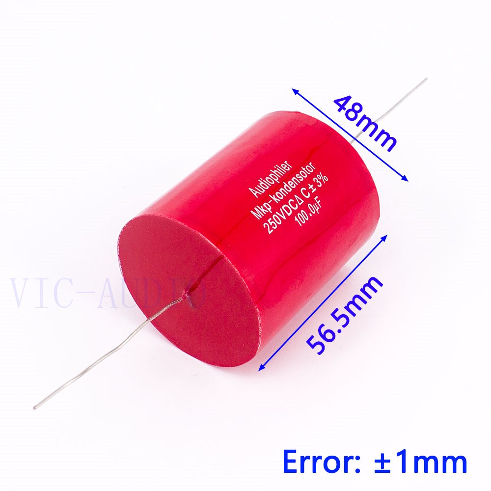 Audiophiler Mkp Condensator 100Uf 250V Dc 3% Hifi ... – Grandado