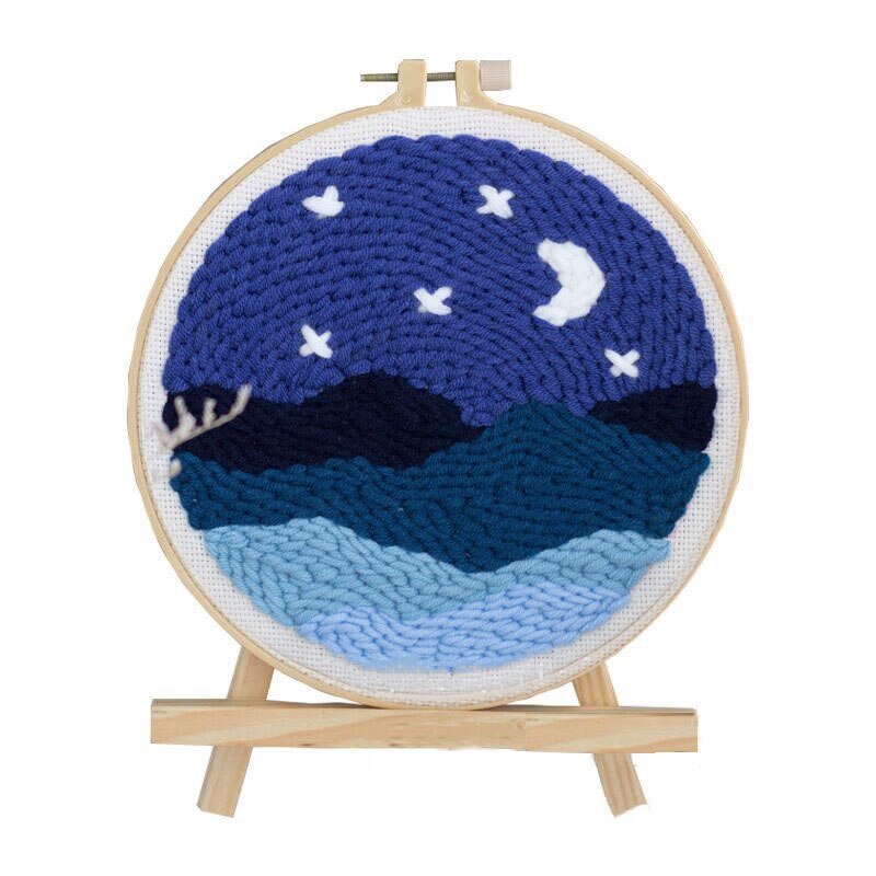 DIY Easy Punch Needle Embroidery Kit Needlework La... – Grandado