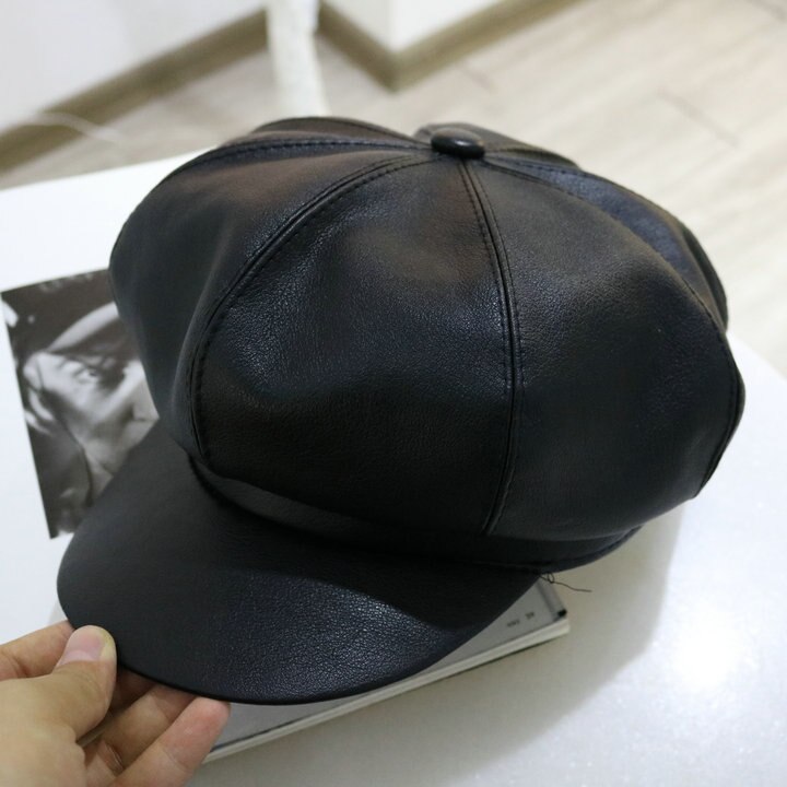 Caluriri Pu Achthoekige Hoed Newsboy Hoed Vrouweli... – LovingPrices