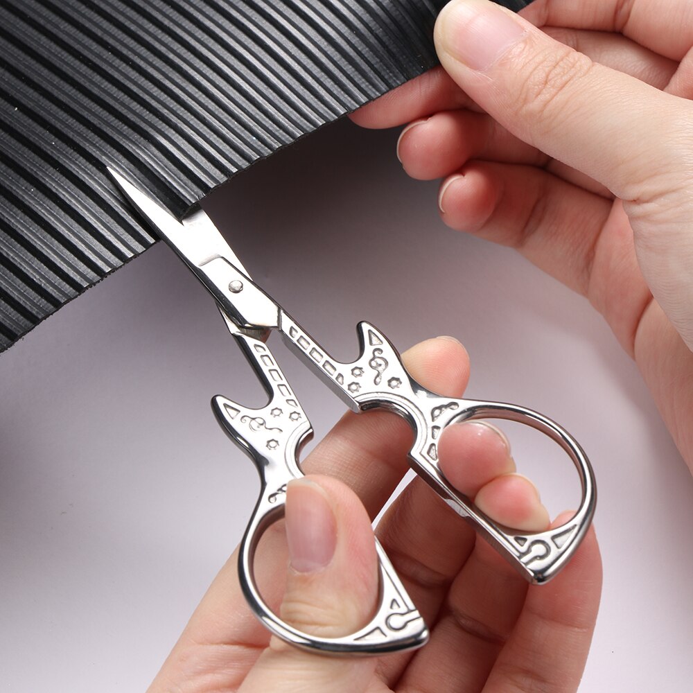 11.5x5cm Borduren Tailor Schaar Gitaar Vorm Vintag... – Grandado