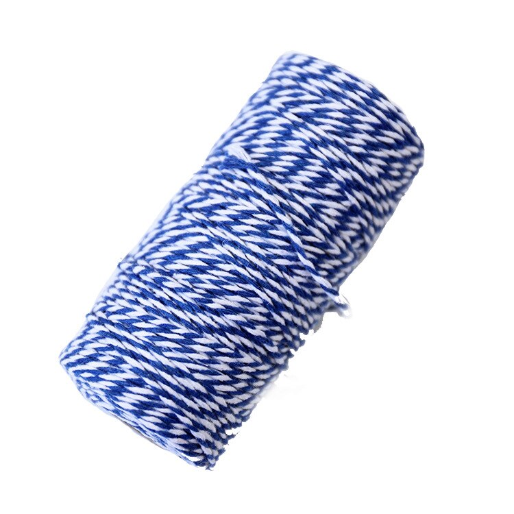 100M/Roll 1.5mm Double Color Cotton Twine Rope DIY... – Grandado