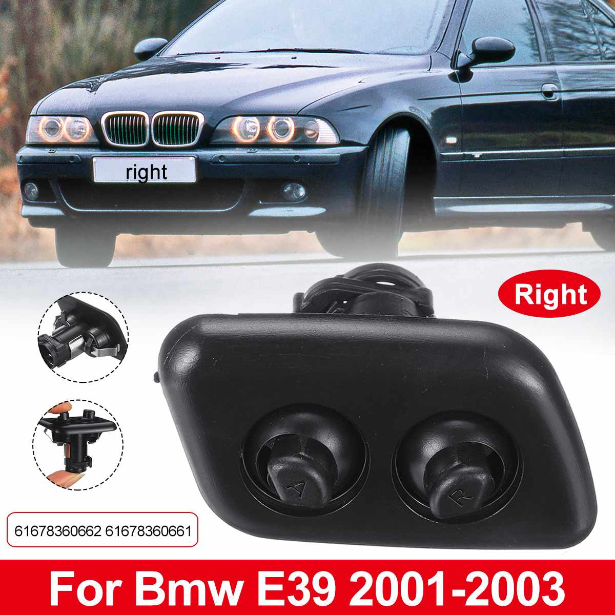 Automotive Koplamp Sproeierkop Links/Rechts Koplam... – Vicedeal