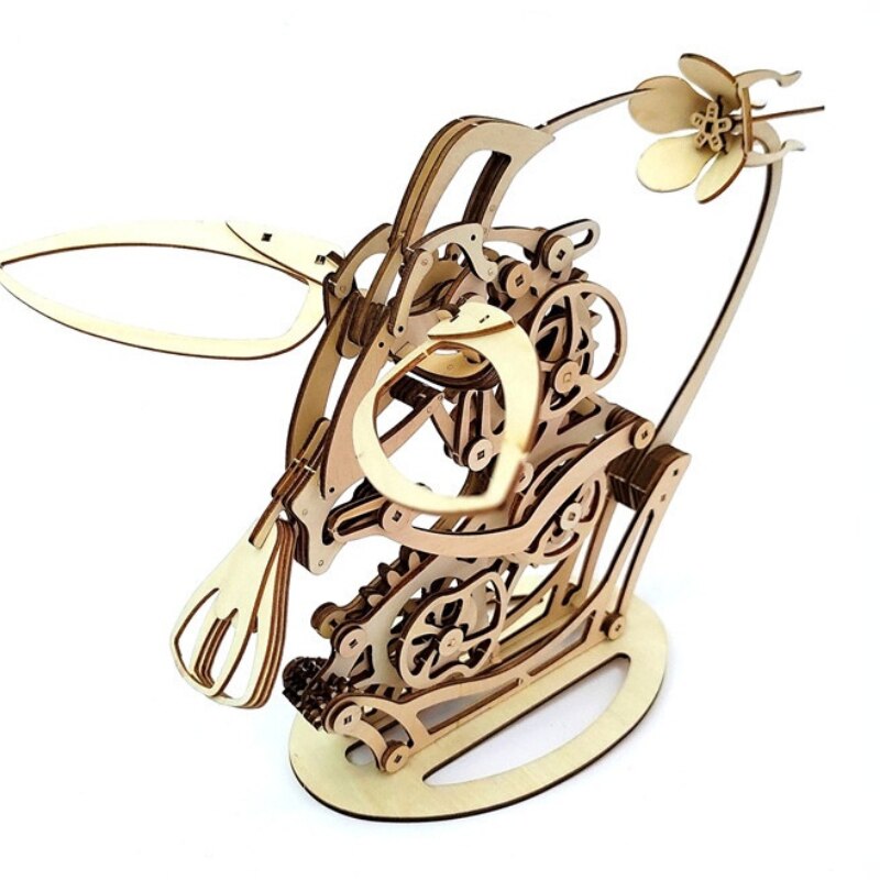 Wooden Assembly Mechanical Hummingbird Model Three... – Grandado