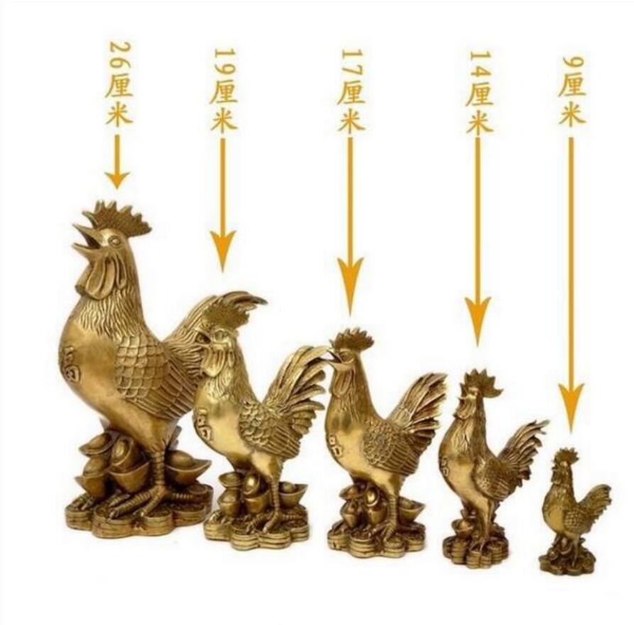 YM Copper Statue pure copper decorative rooster co... – Grandado
