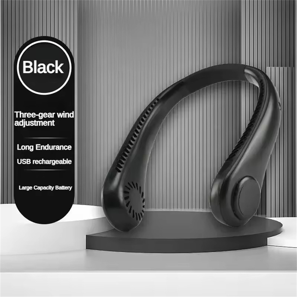 Mini Neck Fan Portable Bladeless Hanging Neck 1200... – Grandado