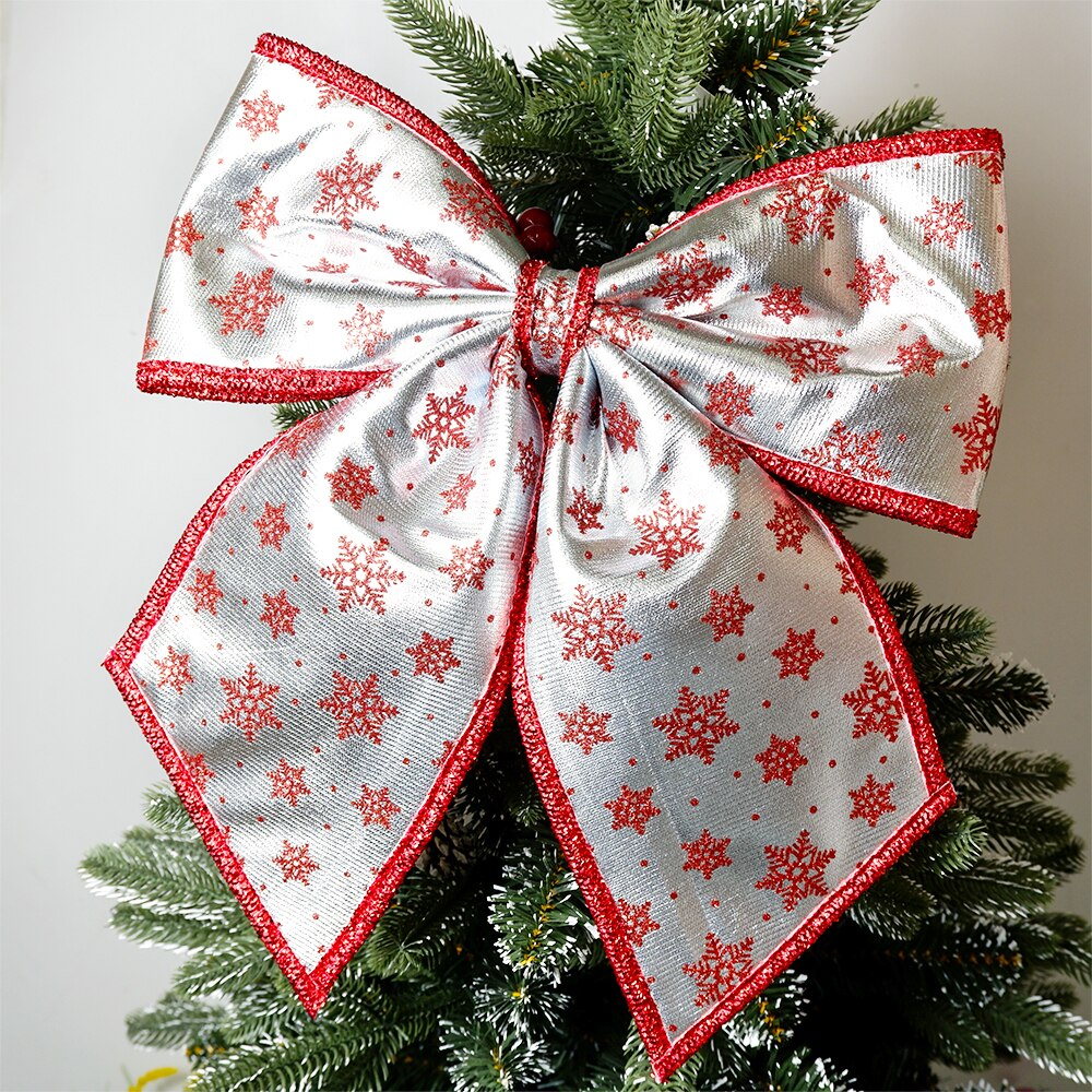 Lazo grande de cinta de Navidad, adorno de Navidad... – Grandado