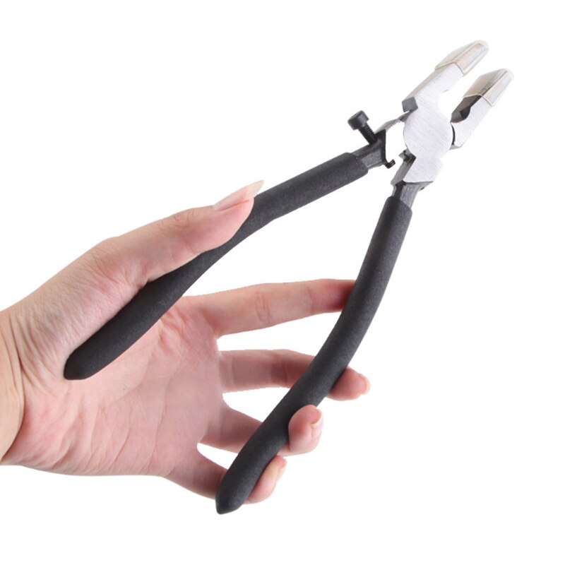 8 Inches Flat Nose Pliers with Adjustable Screw St... – Vicedeal