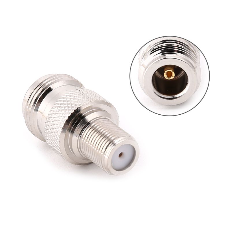 F Type Female To N Type Female RF Connector Coaxial Converter Antenna ...