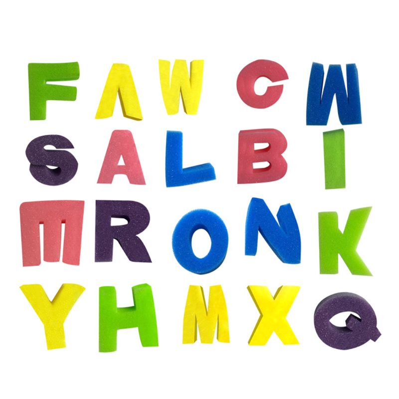 26 Pcs Capital Letters Sponge Foam Drawing Alphabe... – Vicedeal