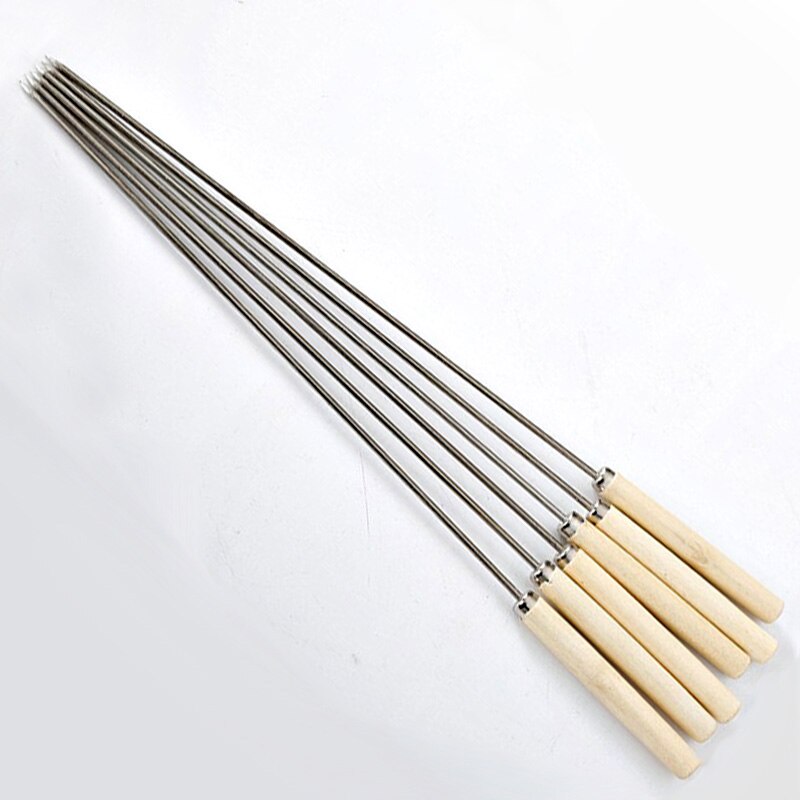 Houten Handvat Bbq Spiesjes Gebraden Vlees Prod Pl... – Vicedeal