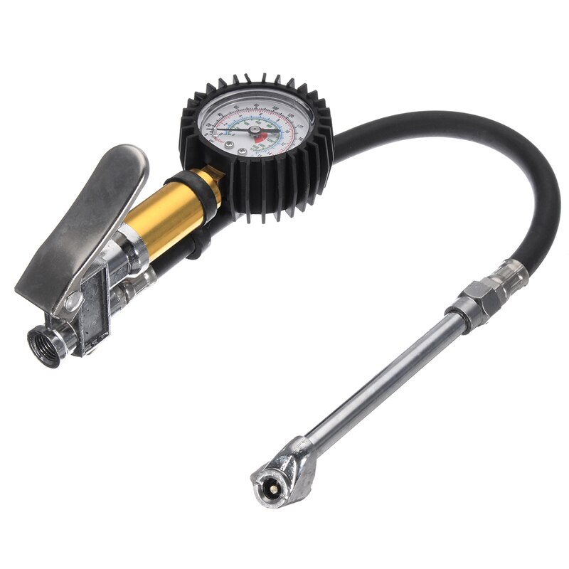 Tyre Air Inflator Dial Pressure Meter Gauge Air Li... – Grandado