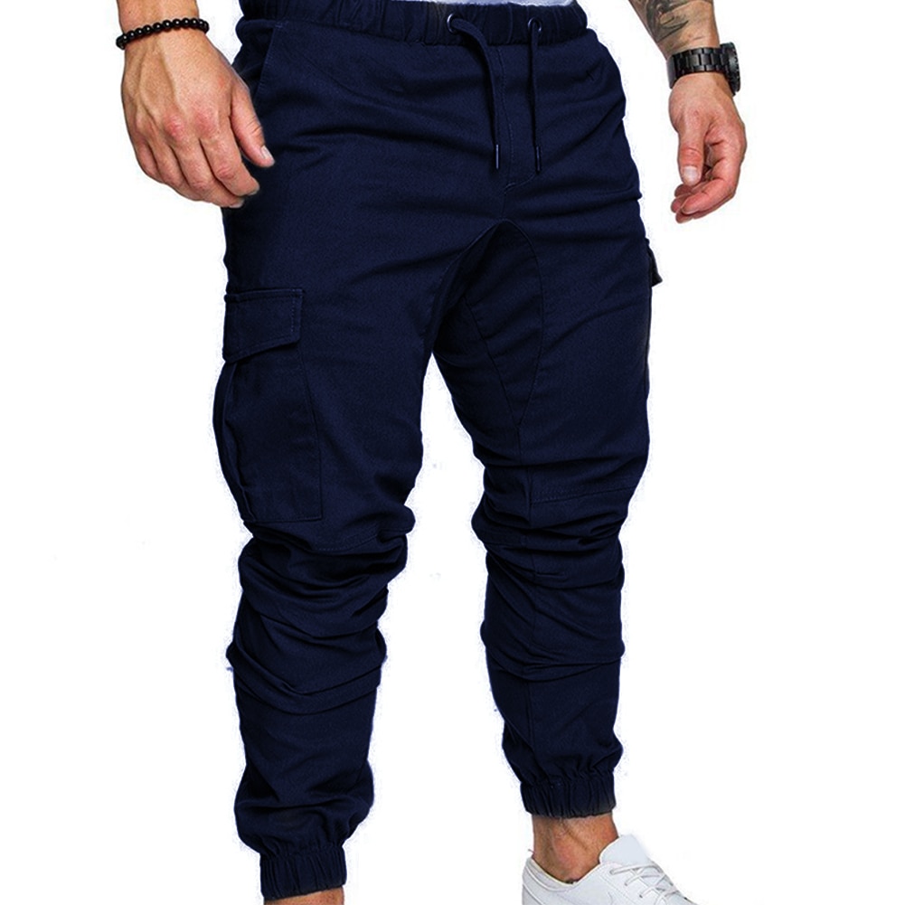 Men Long Pants Jogging Jogger Sportwear Slim Fit S... – Vicedeal