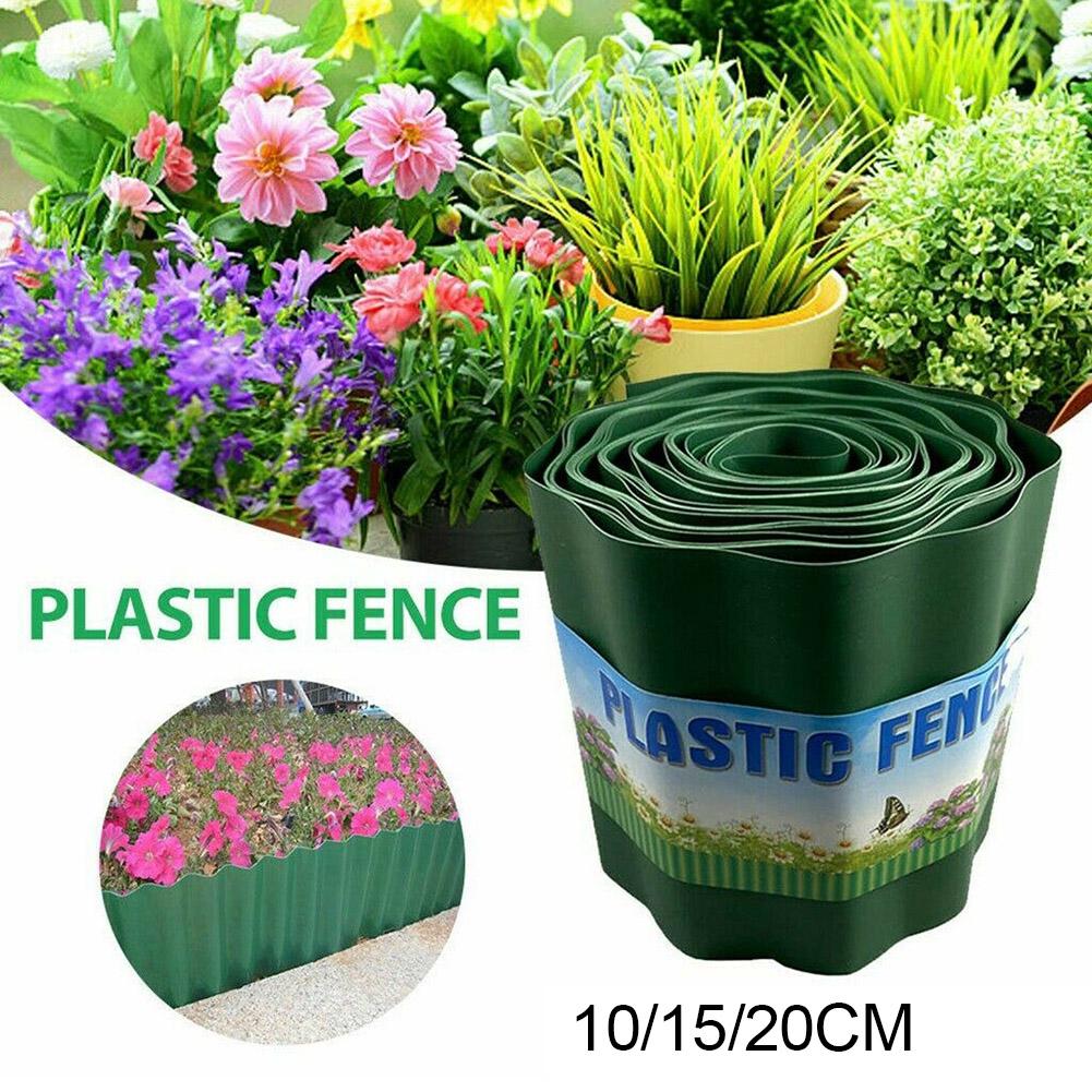 10/15/20Cm Plastic Tuin Gras Fence Path Gazon Muur... – Grandado