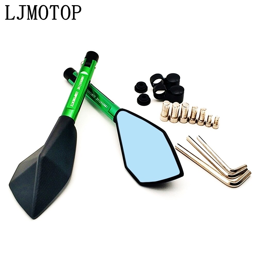Motorcycle Mirrors Moto Side Rearview Mirrors CNC ... – Grandado