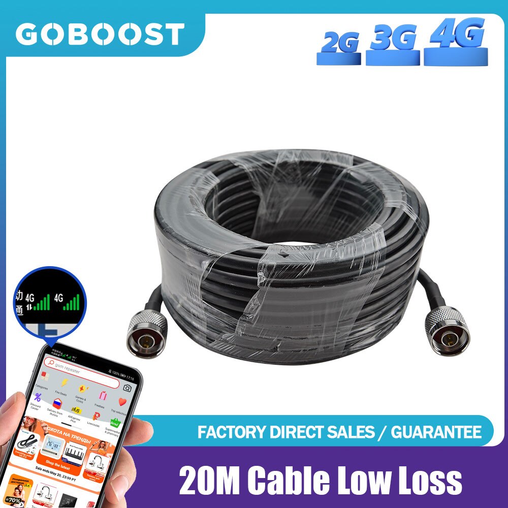 Câble d'antenne 20M pour répéteur de signal, c... – Grandado