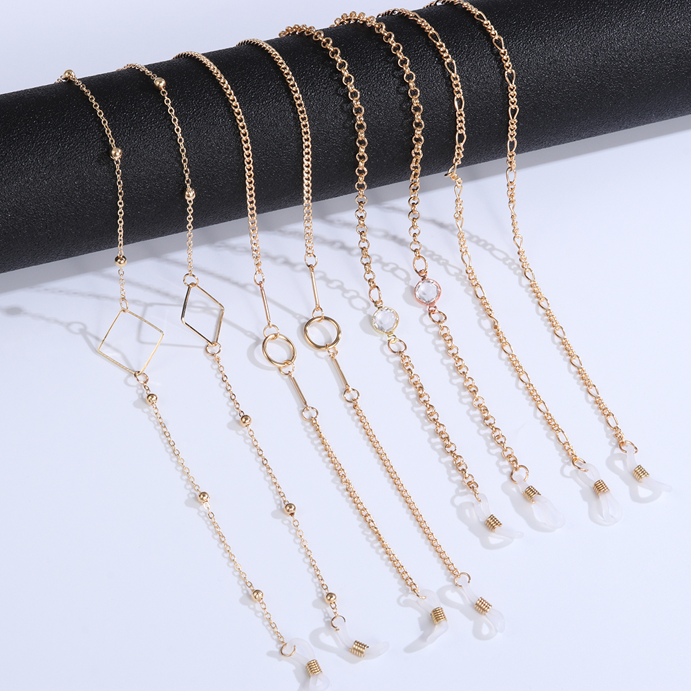 Beaded Eyeglasses Chains Metal Sunglass Chain Read... – Grandado