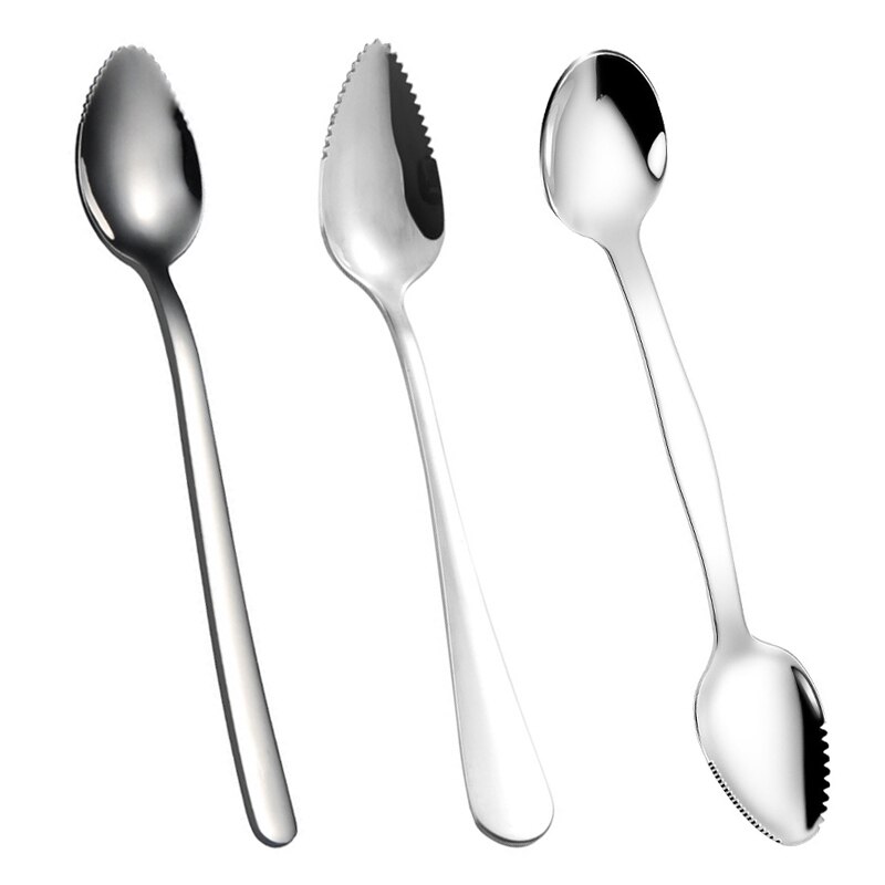 Stainless Steel Grapefruit Scraper Spoon Serrated ... – Vicedeal
