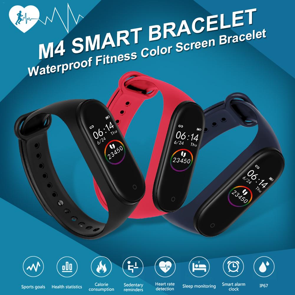 M4 Smart Bracelet Color Screen Smartband Fitness T... – Vicedeal