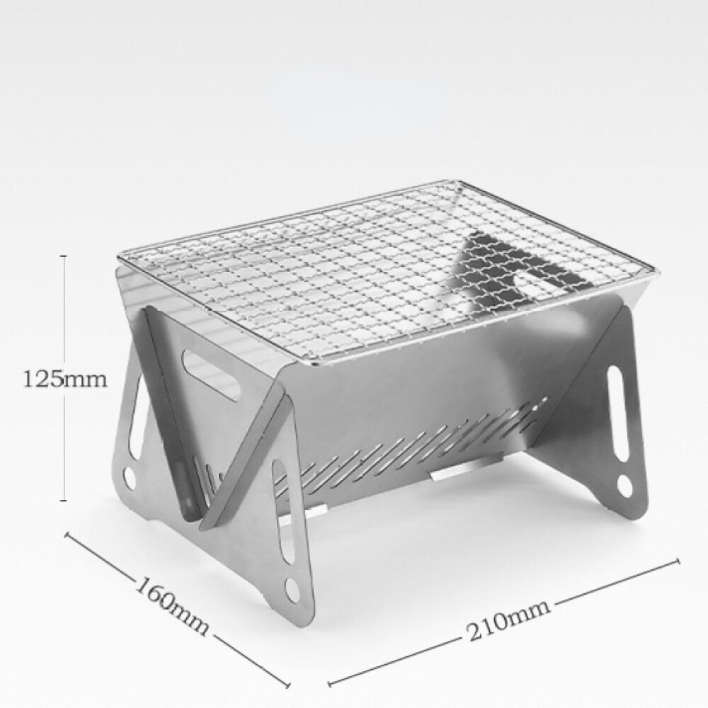 Opvouwbare Mini Barbecue Oven Rvs Bbq Grill. Huish... – Vicedeal